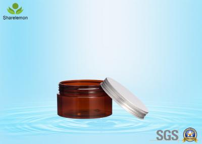 China Frascos cosméticos plásticos de uma cor ambarina de 200 Ml para a embalagem do creme de noite da cara à venda