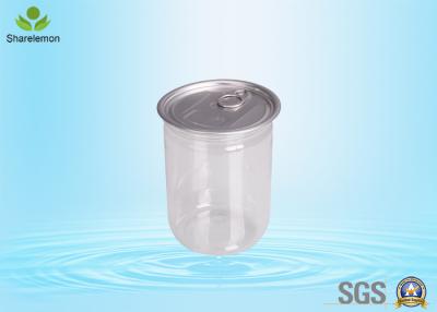 Cina Lo stoccaggio di plastica trasparente stona i barattoli di plastica di stoccaggio dell'alimento con il cappuccio 560ml in vendita