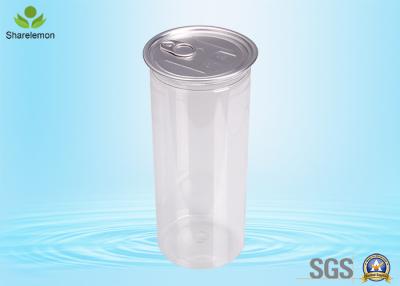 Cina barattolo di plastica trasparente dell'alimento 1030ml per imballaggio alimentare a secco con lo schiocco - coperchio superiore in vendita