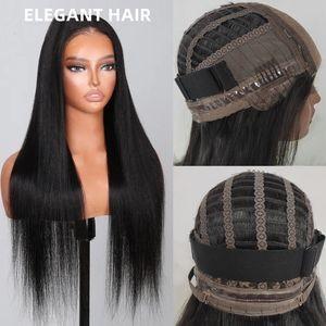 China Wholesale Custome Pre-Cut Lace Wear Go Long Straight Glueless Air Cap Wig for sale