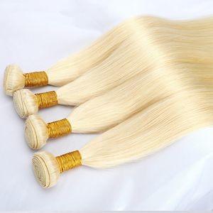 China Wholesale Top Grade Supplier Blond 613 Brazilian 100% Human Hair Straight Bundles for sale