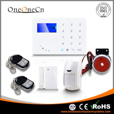 China Intelligent APP 433MHZ huisgsm alarmsysteem met multi facultatieve Talen Te koop
