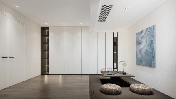 Letto Tatami multifunzionale con tavolo da tè e deposito efficiente