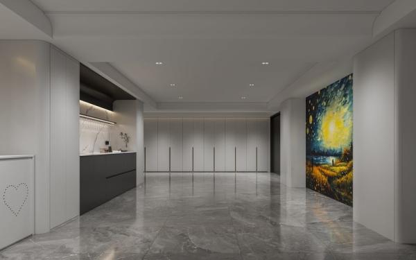 Moderna soluzione di stoccaggio in acciaio inossidabile per cantine personalizzate con accenti su parete e vetro