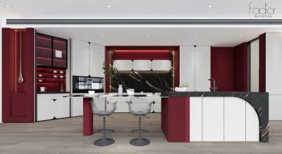 중국 파디오르 모던 스타일리시 내구성 기능성 스테인레스 스틸 부엌 캐비닛 판매용