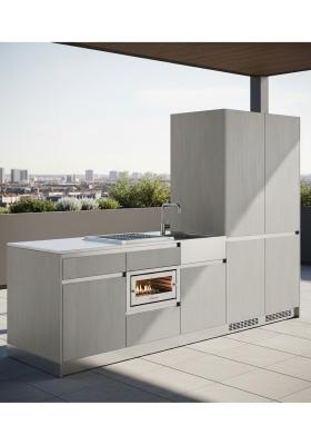 China Urban Stone Outdoor Kitchen System in 304 Stainless Steel for sale