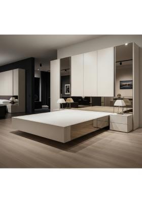 China Floating Platform Tatami Bed with Integrated Storage in 304 Stainless Steel for sale