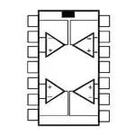 China LMV324IYPT Operational amplifier-operational amplifier low power rail-to-rail input/output op-amp for sale