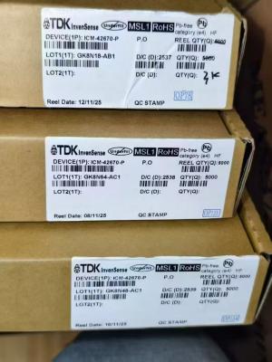 China ICM-42670-P is a high performance 6-axis MEMS motion tracking device, which integrates a 3-axis gyroscope and a 3-axis accelerometer. for sale