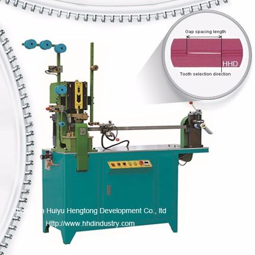 Quality Footwear Home Textiles Auto Nylon Zipper Teeth Gapping Machine for sale