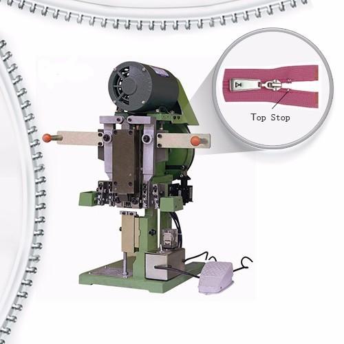 Quality Shoe and hat Luggage Semi Auto Nylon Zipper Top Stop Machine for sale