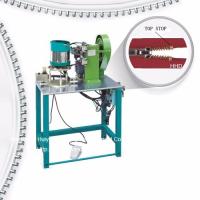 Quality Metal Zipper U Type Particle Single Top Stop Machine Semi Auto for sale