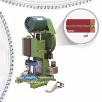 Quality Luggage Semi Auto Metal Zipper Box Fixing Machine 0.3KW Power for sale