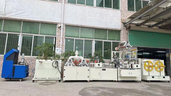 Quality 10-25m/Min Hook And Loop Back Adhesive Machine With Adjustable Heat And Pressure for sale