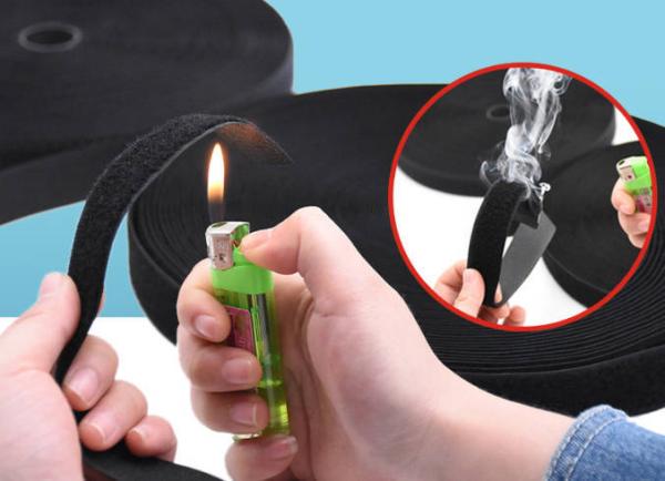 Quality Industrial Flame Retardant Hook And Hook Velcro Anti Slip Nylon for sale