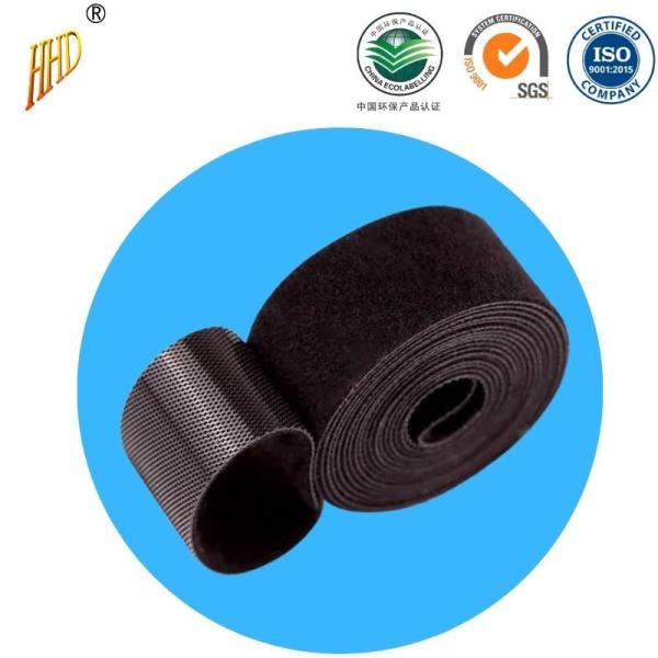 Quality Hook And Loop Tape Black Back-to-Back Hook and Loop Tape for Wholesale & Supplier for sale