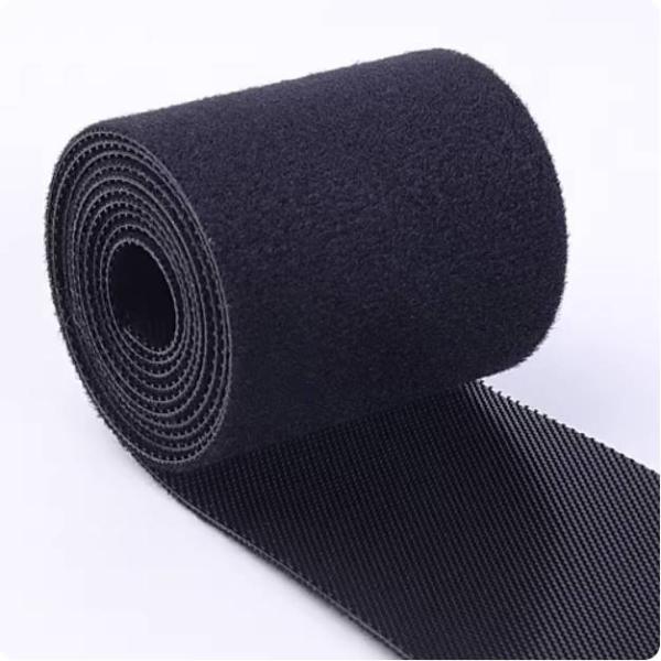 Quality Hook And Loop Tape Black Back-to-Back Hook and Loop Tape for Wholesale & for sale