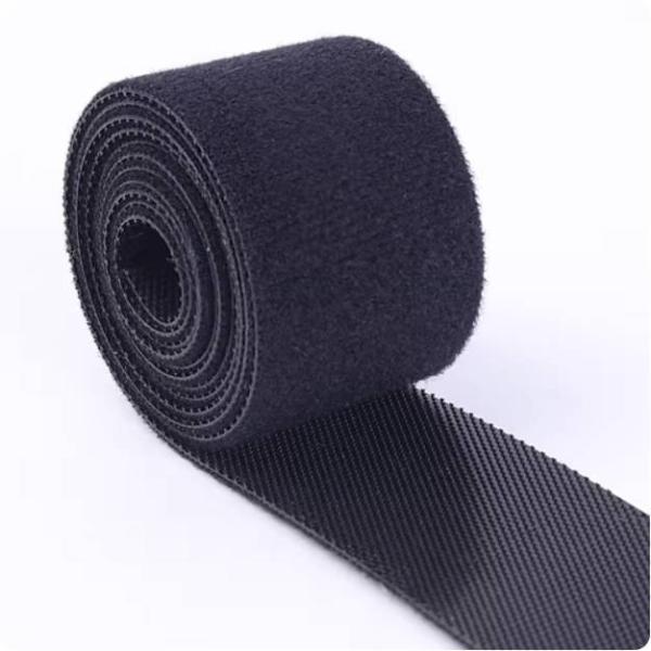 Quality Hook And Loop Tape Black Back-to-Back Hook and Loop Tape for Wholesale & for sale
