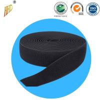 China Elastic Hook and Loop Fastener 16mm to 50mm Width 10000 Cycles Durability Customizable Elastic Webbing for sale