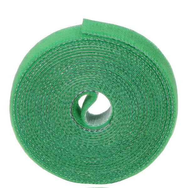 Quality Double-Sided Green 100% Premium Nylon Hook and Loop Tape Roll One Side Hook One for sale