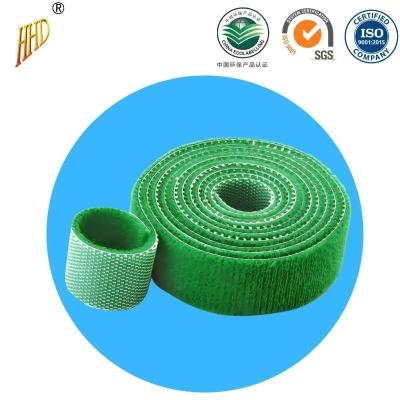 China Double-Sided Green 100% Premium Nylon Hook and Loop Tape Roll One Side Hook One Side Loop Durable High-Strength Factory Direct Wholesale OEM Bulk Orders for sale