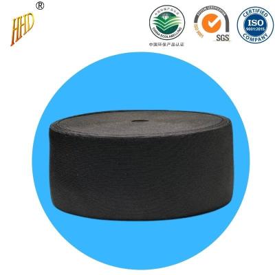 China OEM 40mm Wide Premium Nylon Elastic Hook and Loop Tape Roll High-Strength Durable Stretchable Factory Direct Wholesale for sale