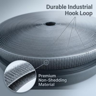 China Durable Integrated Self-Adhesive Nylon Hook and Loop Strap for Industrial & Garment Applications Soft Flexible Strong Bulk Supply Factory Direct Wholesale OEM for sale