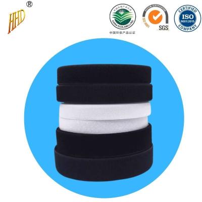 China 25m Black and White Sewable Hook and Loop Tape Roll High Cost-Performance Customizable Factory Direct for sale