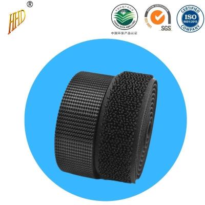 China Black Nylon Molded Hook with Non-Lint Loop Tape Factory Direct | Durable Hook and Loop Fastening Solution for sale