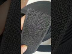 elastic hook and loop fastener with 10,000+ durability and elastic webbing in customizable widths
