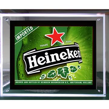 China Desktop style colorful advertising crystal led light box for sale