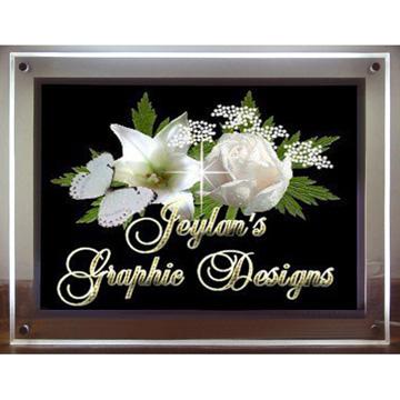China 8mm Super slim acrylic led crystal light box display colorful sign for sale