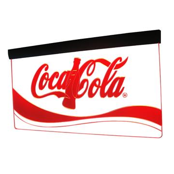 China Hanging style 8mm acrylic engraved led edge lit sign for sale