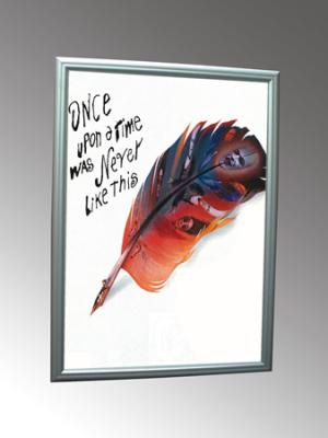 China A3 size silver aluminum colorful led flashing light box for sale