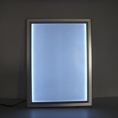 China 15mm ultra thin aluminum led light box for sale