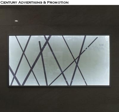 China 40mm double side wallmount advertising led light box for sale