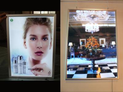 China Aluminum advertising poster frame with wallmount for sale