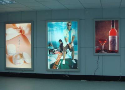 China 28mm Single side super slim aluminum led advertising light box for sale