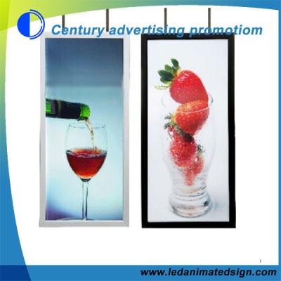 China Super slim led light box for sale