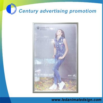 China 700x1000mm silver aluminum frame advertising led light box for sale
