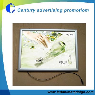 China Ultra thin 15mm silver aluminum advertising poster frame for sale