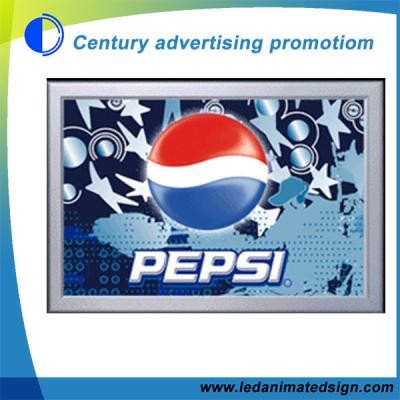 China Aluminum frame colorful flashing led light box for sale