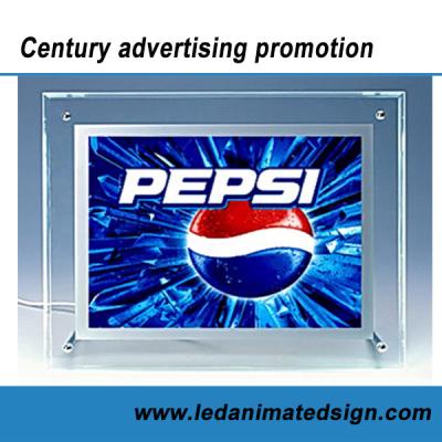 China Super slim crystal light box for sale