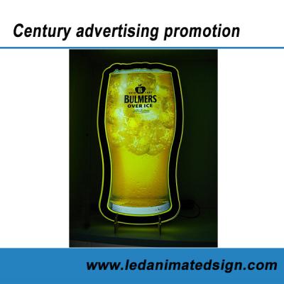 China Led illuminated crystal light box for sale