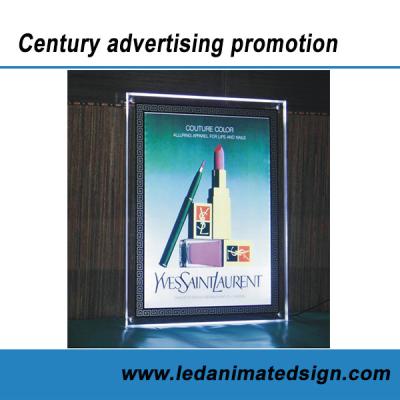 China Business decoration crystal light box for sale