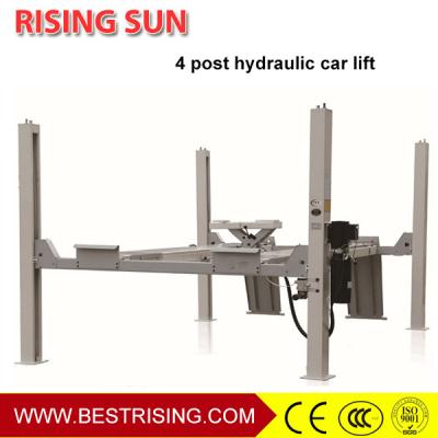 China Car wheel alignment used four post CE Certification hydraulic lifts for workshop for sale