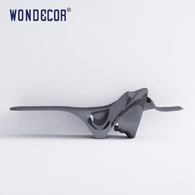 Cina Tabella moderna 130cm di acciaio inossidabile di forma su ordinazione per la decorazione interna in vendita