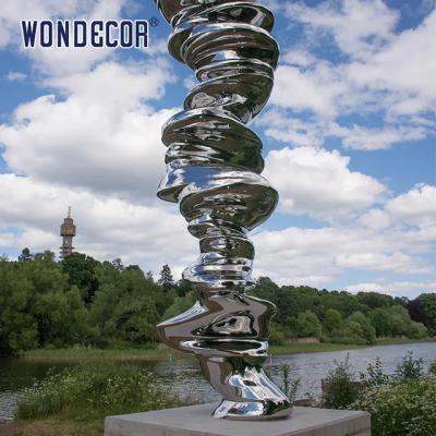 Cina Scultura astratta 3D 2D 220cm di acciaio inossidabile della colata del Rockery in vendita