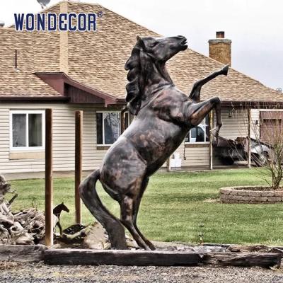 China Large Size Bronze Horse Statue Life Size For Garden Decoration for sale