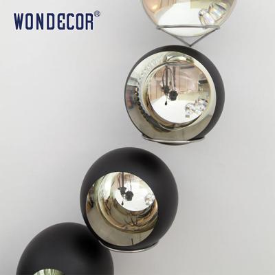 China Smooth Texture Metal Wall Art Sculpture Customized Contemporary Ball for sale